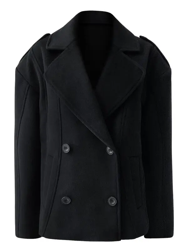 OW Presley Wool Jacket - Black