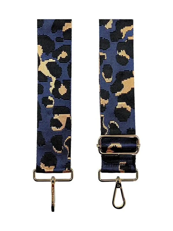 APATCHY LONDON Leopard Print Strap - Blue
