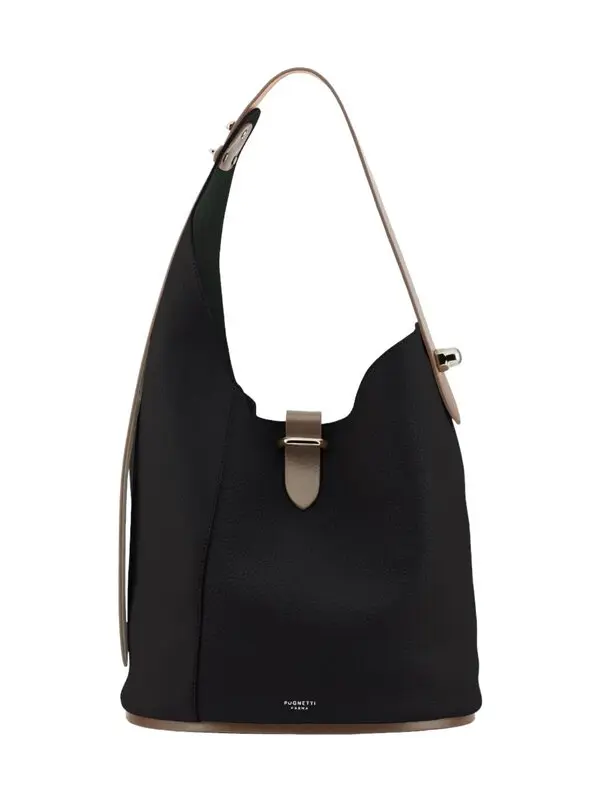 PUGNETTI PARMA Asymmetric Bucket Bag - Green