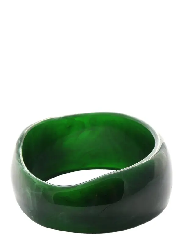 HYE JANE JEWELRY Moss Resin Forma Cuff - Green