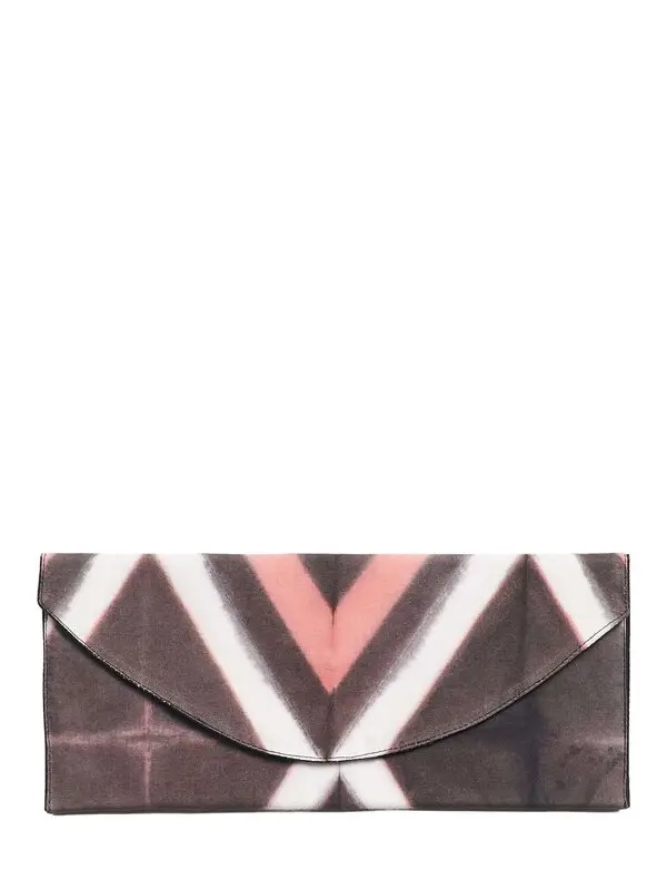 STUDIO VARIOUSLY Tisa Artisanal Pouch - Black/pink
