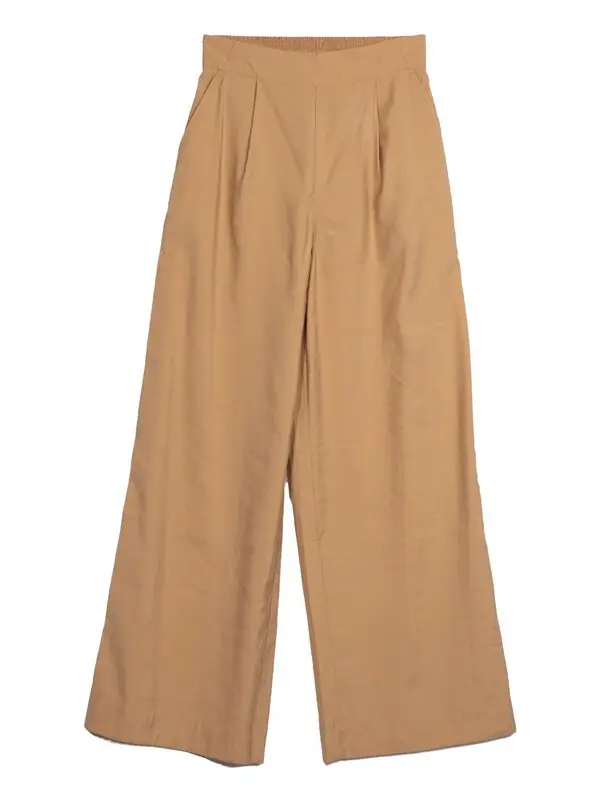 VÆNN Mercer Wide Leg Pull On Pant - Gold