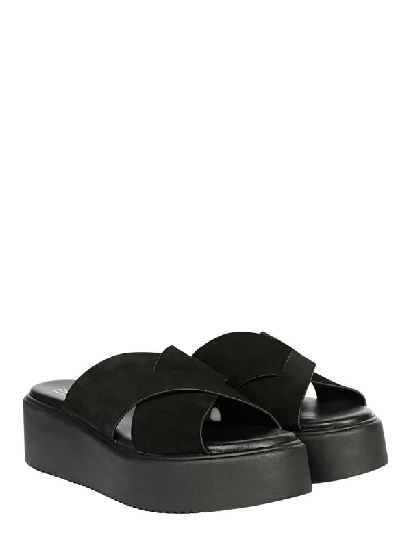 SAINT G Vivi Blu Yasmin Wedges - Black