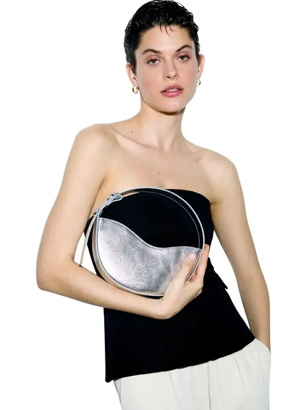 FLEU Mini Arc De Fléu Bag - Silver