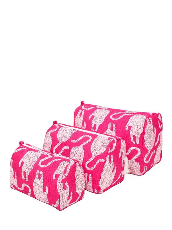 CYC Cotton 3-piece Travel Set - Pink