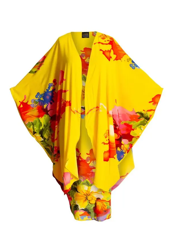 BYVINNIK Coloratura Cape In Jennifer - Yellow