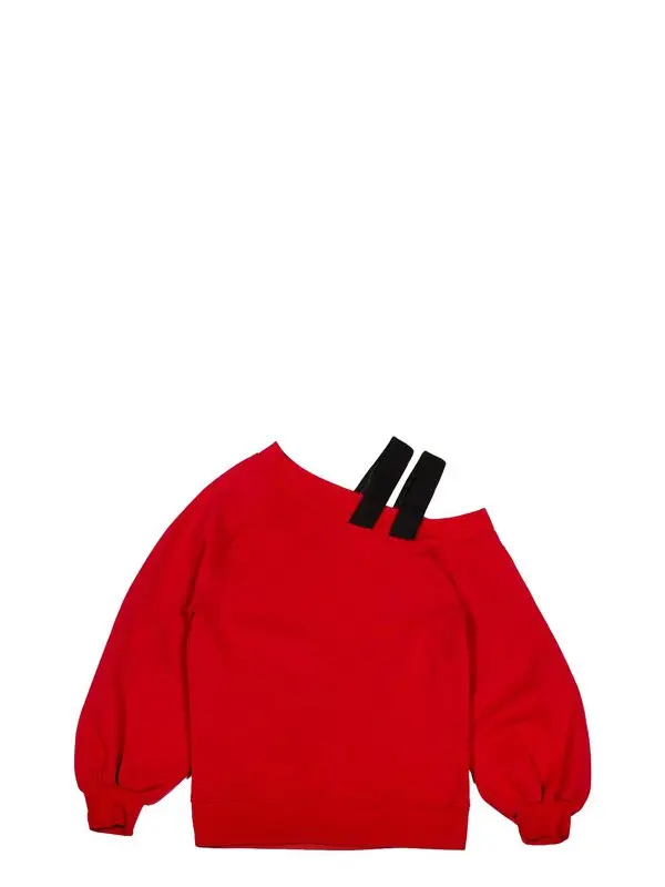 IOANA CIOLACU Sonia Sweatshirt - Red/black