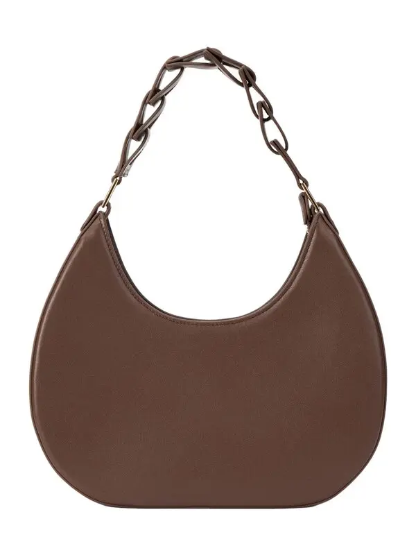 JURGI BRAND Napa Leather D Letter Bag - Brown
