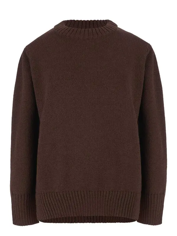 SALANIDA Marina 100% Merino Jumper - Brown
