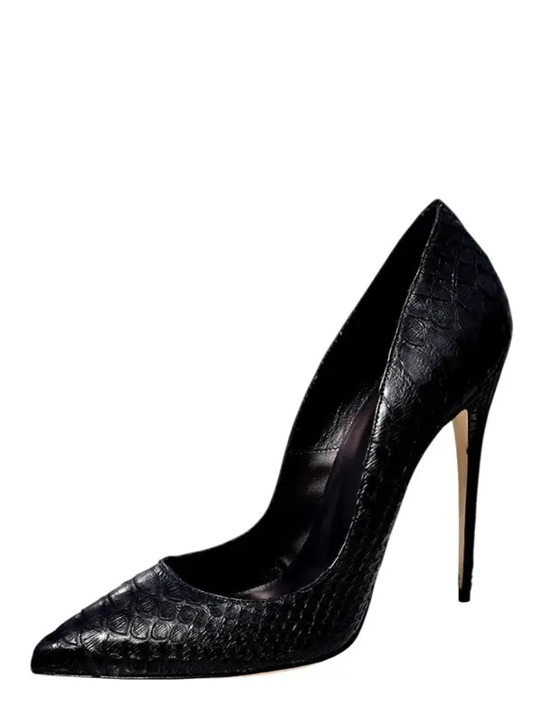 AETHRA SHOES Alicichi Pointed Toe Stiletto Pumps - Black