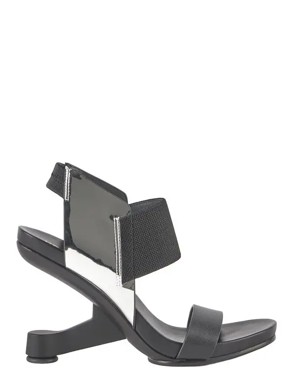 United Nude Eamz Raiko Slingback Sandals - Black/silver