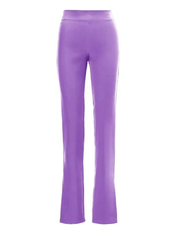 BLUZAT Slim Fit Trousers - Purple