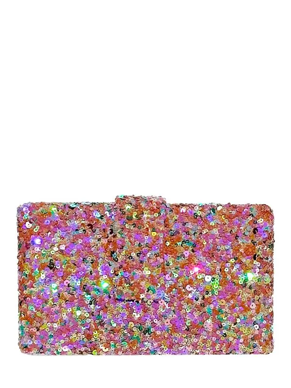 SIMITRI Nola Kitsch Clutch - Black/green/purple/white/yellow