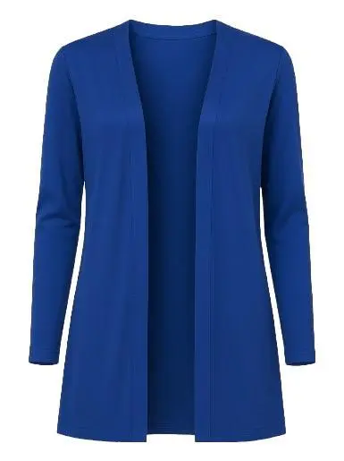 CONQUISTA Sheer Detail Cardigan - Blue