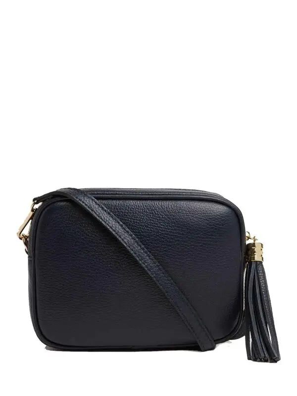 BETSY & FLOSS Verona Crossbody Bag With Tassel And Nautical Strap - Blue