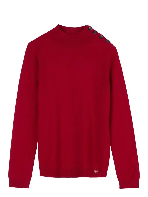 BEL CASHMERE Odette Cashmere Sweater - Red