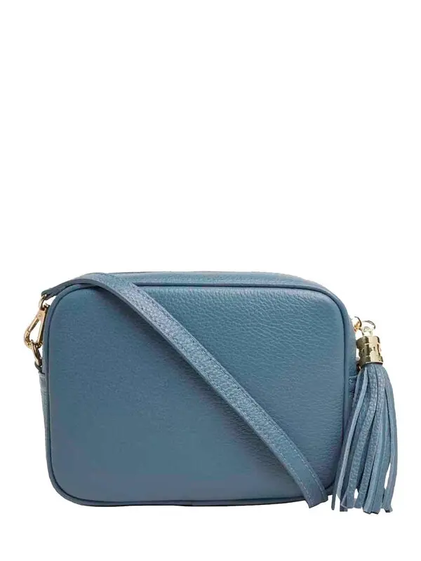 BETSY & FLOSS Verona Crossbody Tassel Bag With Strap - Blue