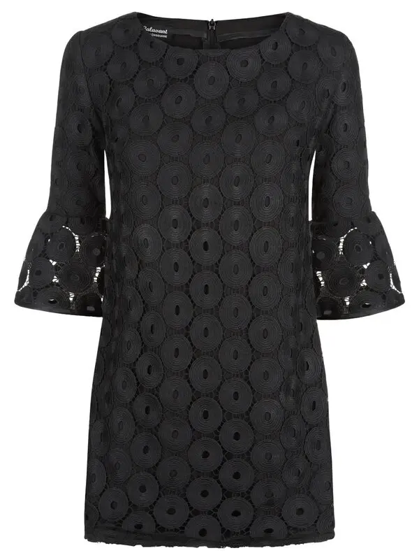 TRAMP IN DISGUISE Ketta Mini Lace Dress - Black
