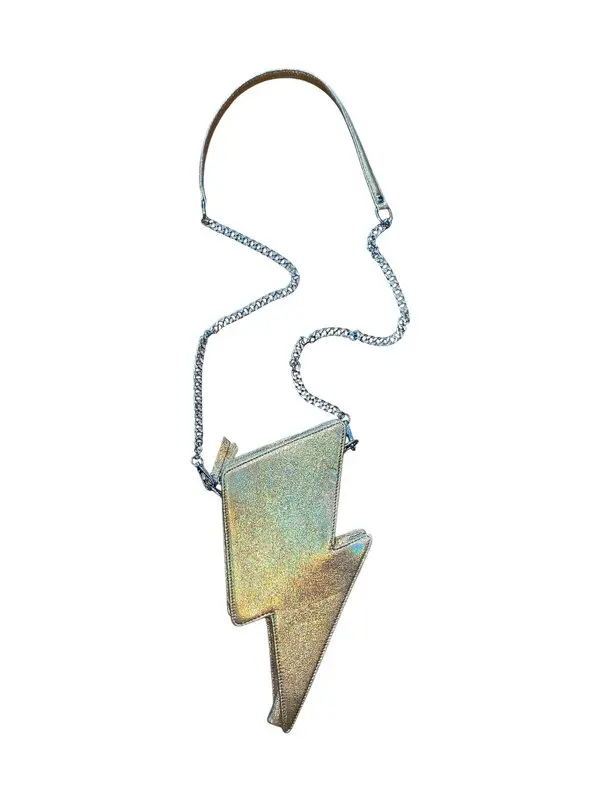 ANY OLD IRON Glimmer Lightning Bolt Bag - Gold/silver