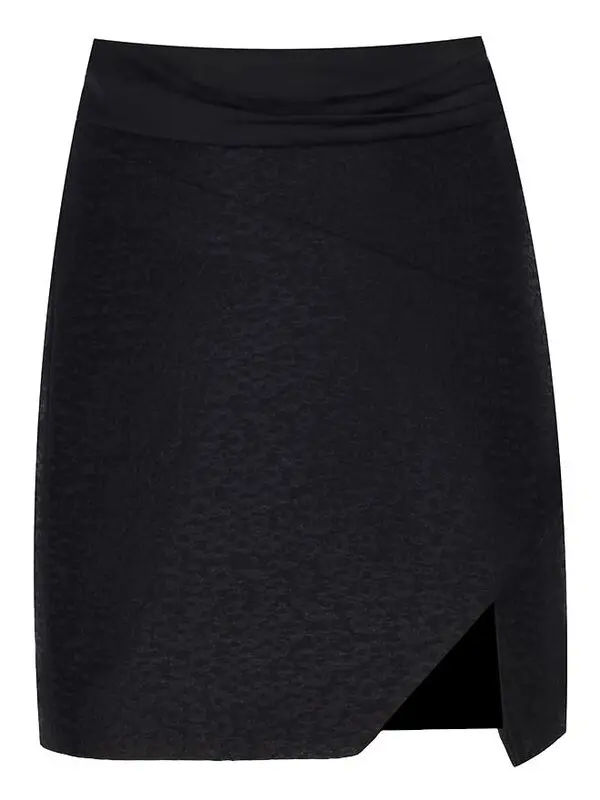 MADEBYZA Asymmetric Mini Skirt - Black