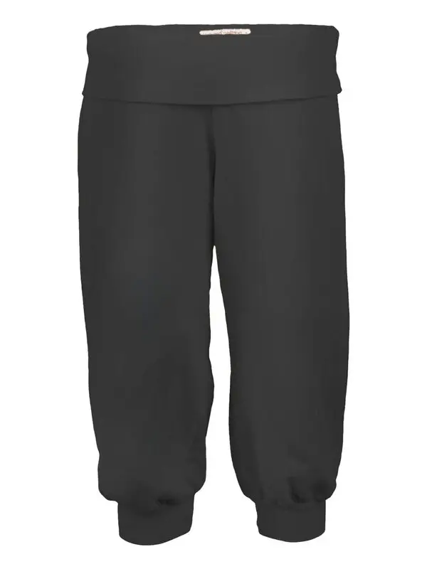 LOVE AND NOSTALGIA Weekender Capri Track Pant - Black