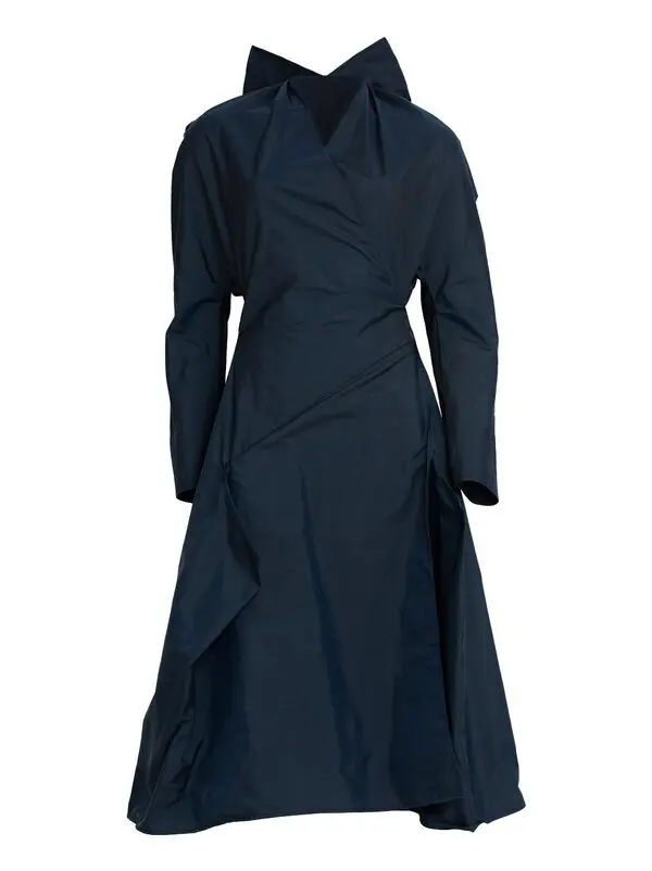 BIANCA POPP Kimono Style Taffeta Dress - Black