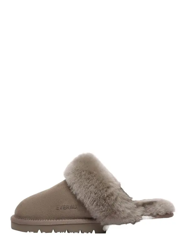 EVERAU AUSTRALIA Pelican Slingback Slippers - Brown