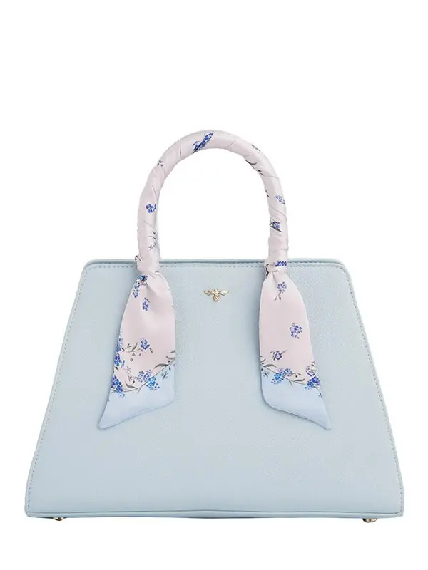 FABLE ENGLAND Structured Tote Bag Medium - Blue