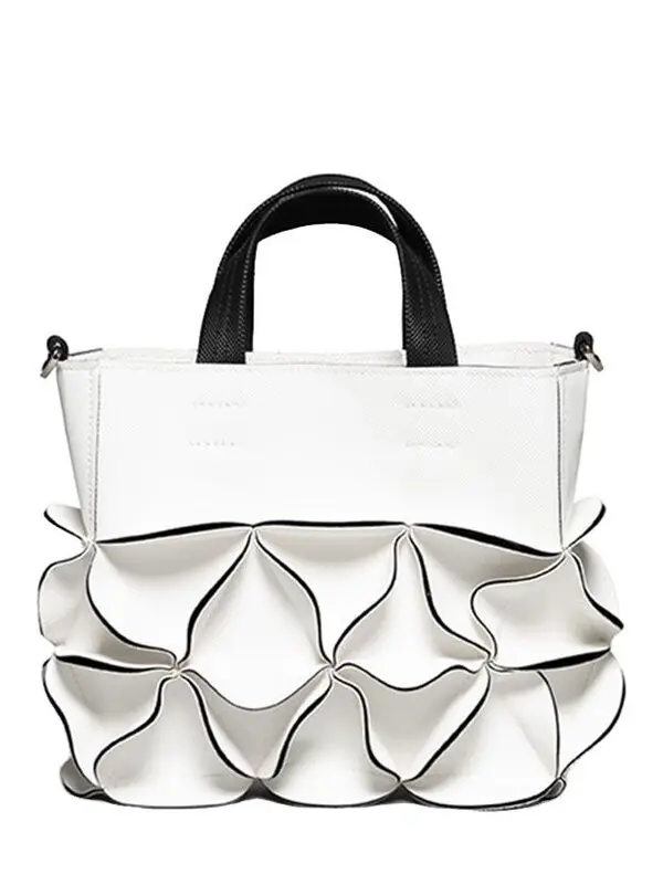 ELEMOOD_JAPAN Blossom Small Handbag - White