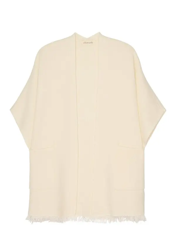 ELLSWORTH + IVEY Amelia Cape - White