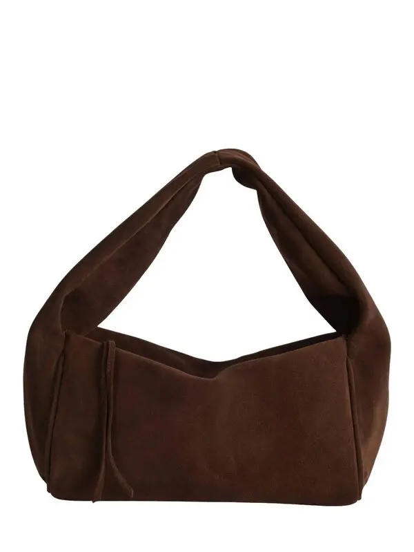 TARA STUDIO Suede Brooklyn Shoulder Bag - Brown