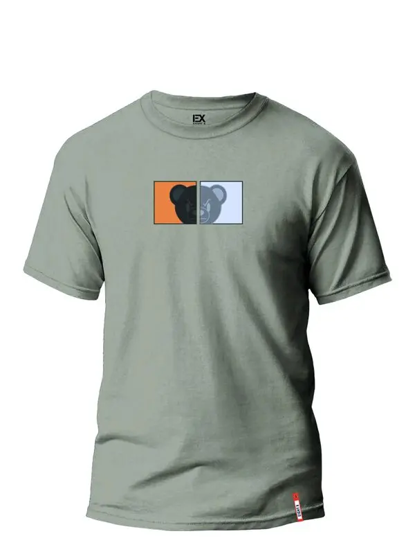 EIGHT X Attitude Street T-shirt Olive - Green