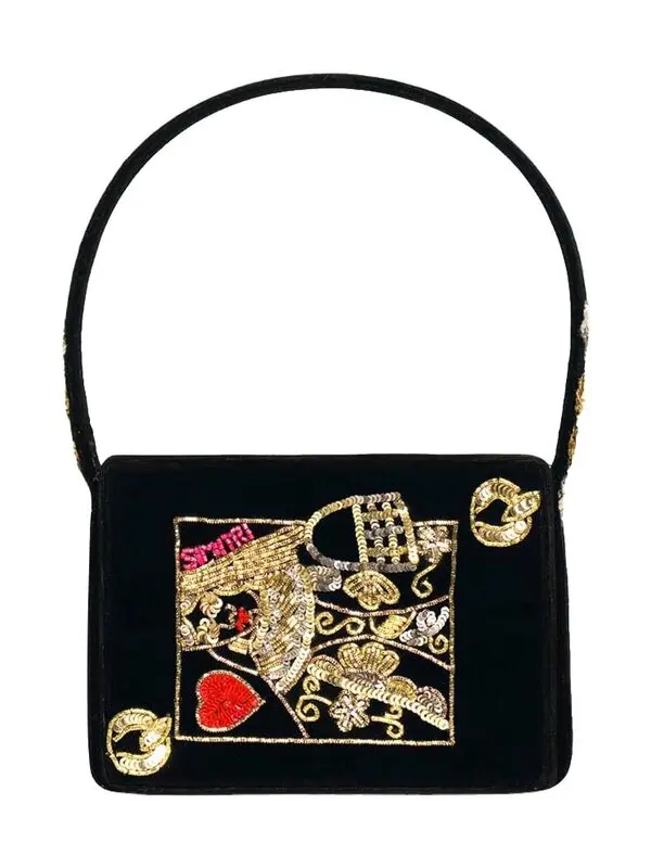 SIMITRI Poker Mini Bag - Black/gold