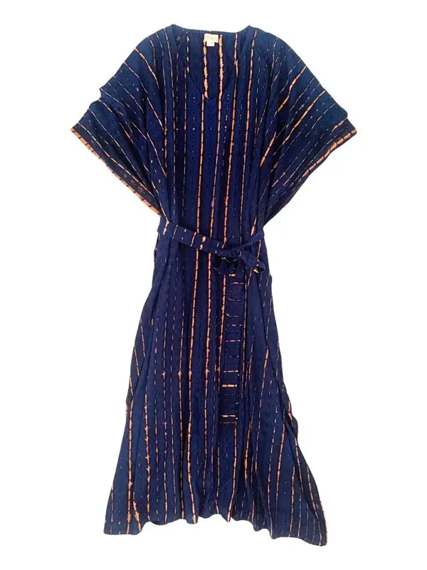 Pink Haley Natalie Kaftan Dress - Blue