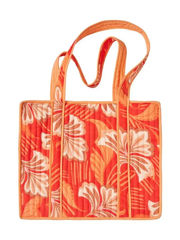 INARA Molokai Sunset Tote Bag - Orange