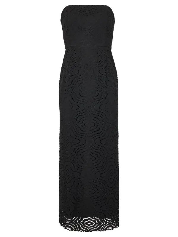 FOREVER YOUNG THE LABEL Callie Midi Dress - Black