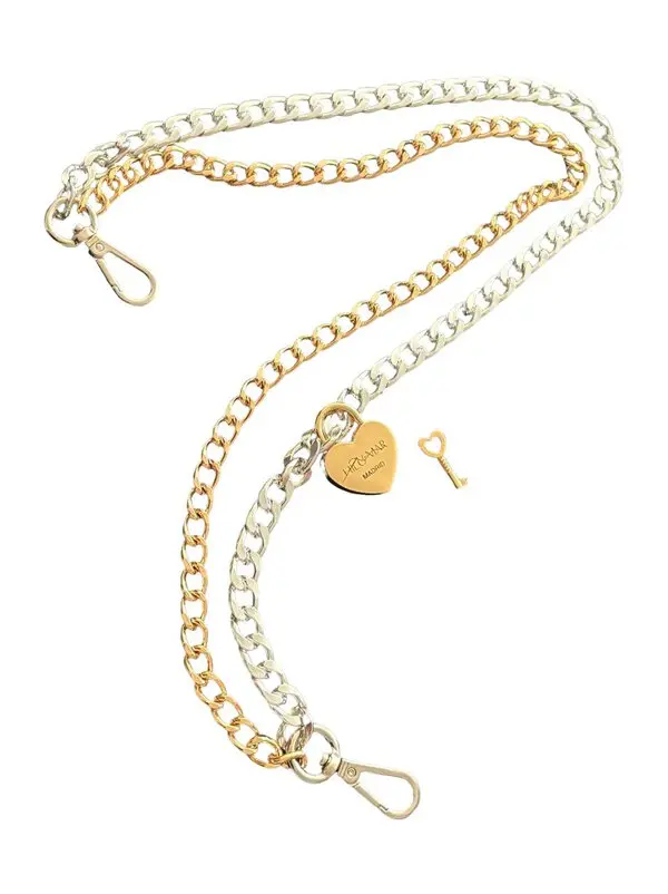 HILO DE MAR Handmade Chain With Padlock And Key - Gold/silver