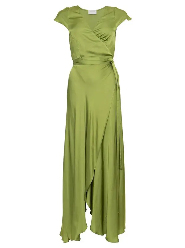 ROSES ARE RED Wrap Dress - Green