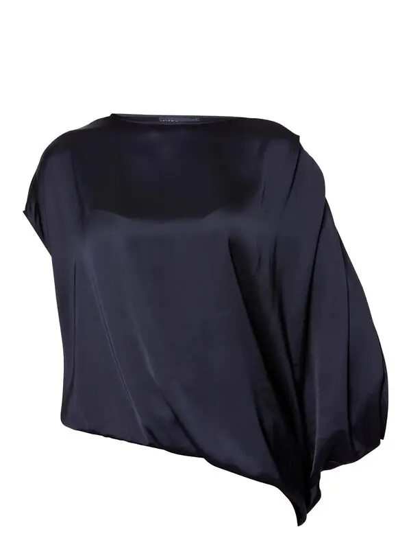 HELEN MCALINDEN Berna Draped Blouse - Blue