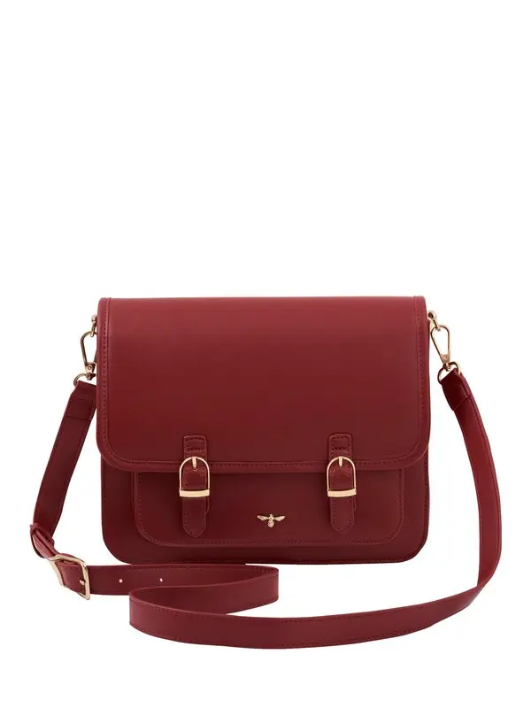 FABLE ENGLAND Wonderland Cherry Satchel - Red