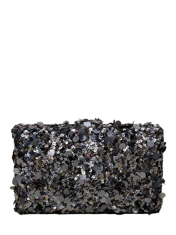 SIMITRI Raven Kitsch Clutch - Black