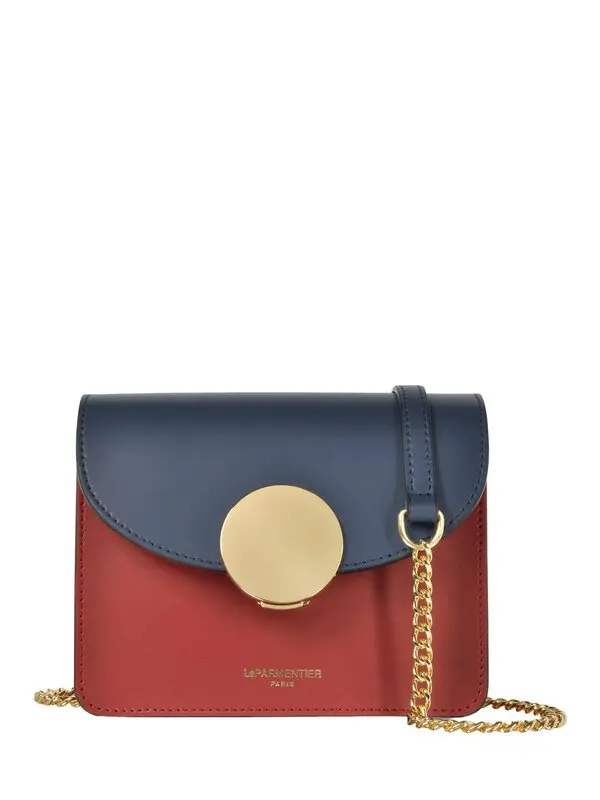 LE PARMENTIER Ondina Mini Shoulder Bag - Blue/red