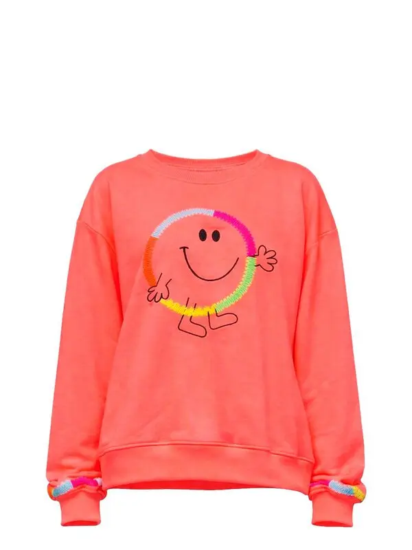 TANTRA SPAIN SL Smile Pattern Sweatshirt - Purple