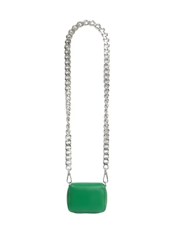 SANTE GRACE Mini Crossbody Bag With Silver Chain - Green