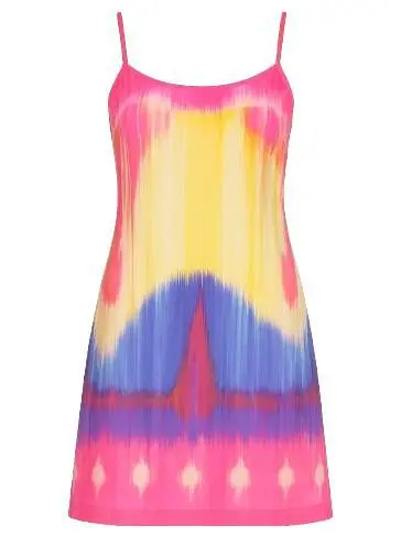 CONQUISTA Printed Dress - Red