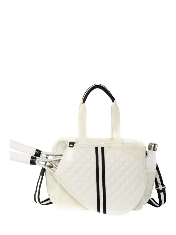 TRELLE Quaintrelle Tennis Tote - White