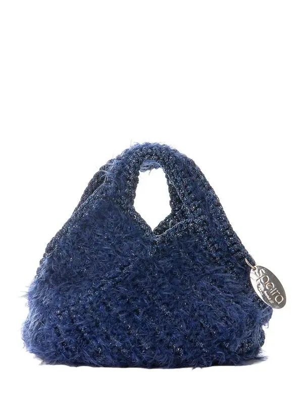 SPEIRA Mini Asymmetric Furry Bag - Blue