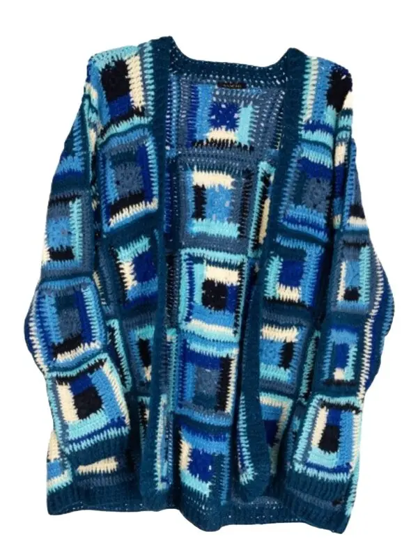 Saachi Crochet Marrakesh Short Jacket - Blue