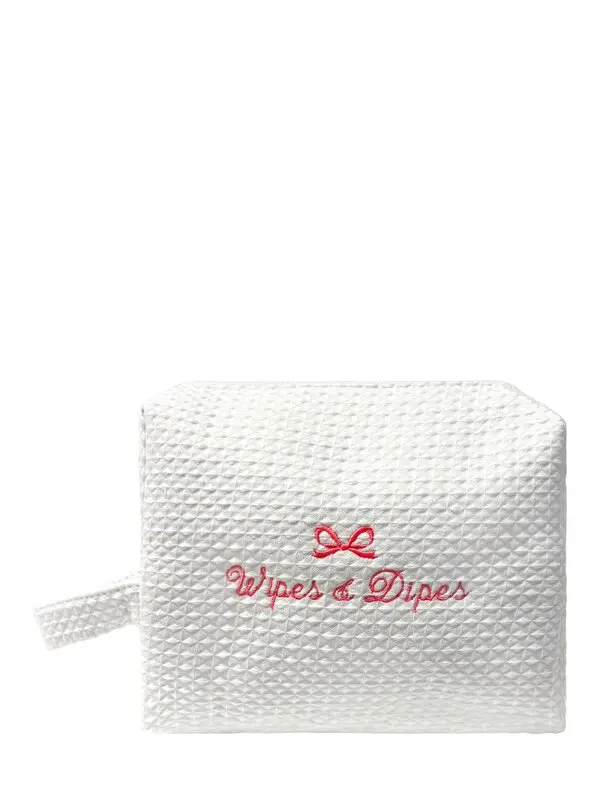 LILLY LOVES Waffle Baby Bag - White