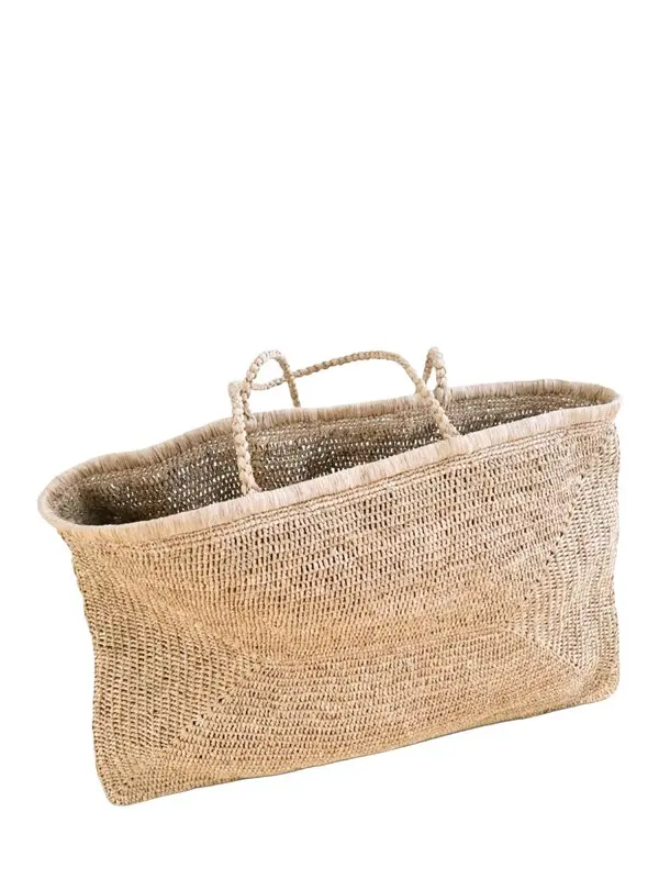 ZANATANY CONCEPTS Clipa Raffia Tote Bag - Gold
